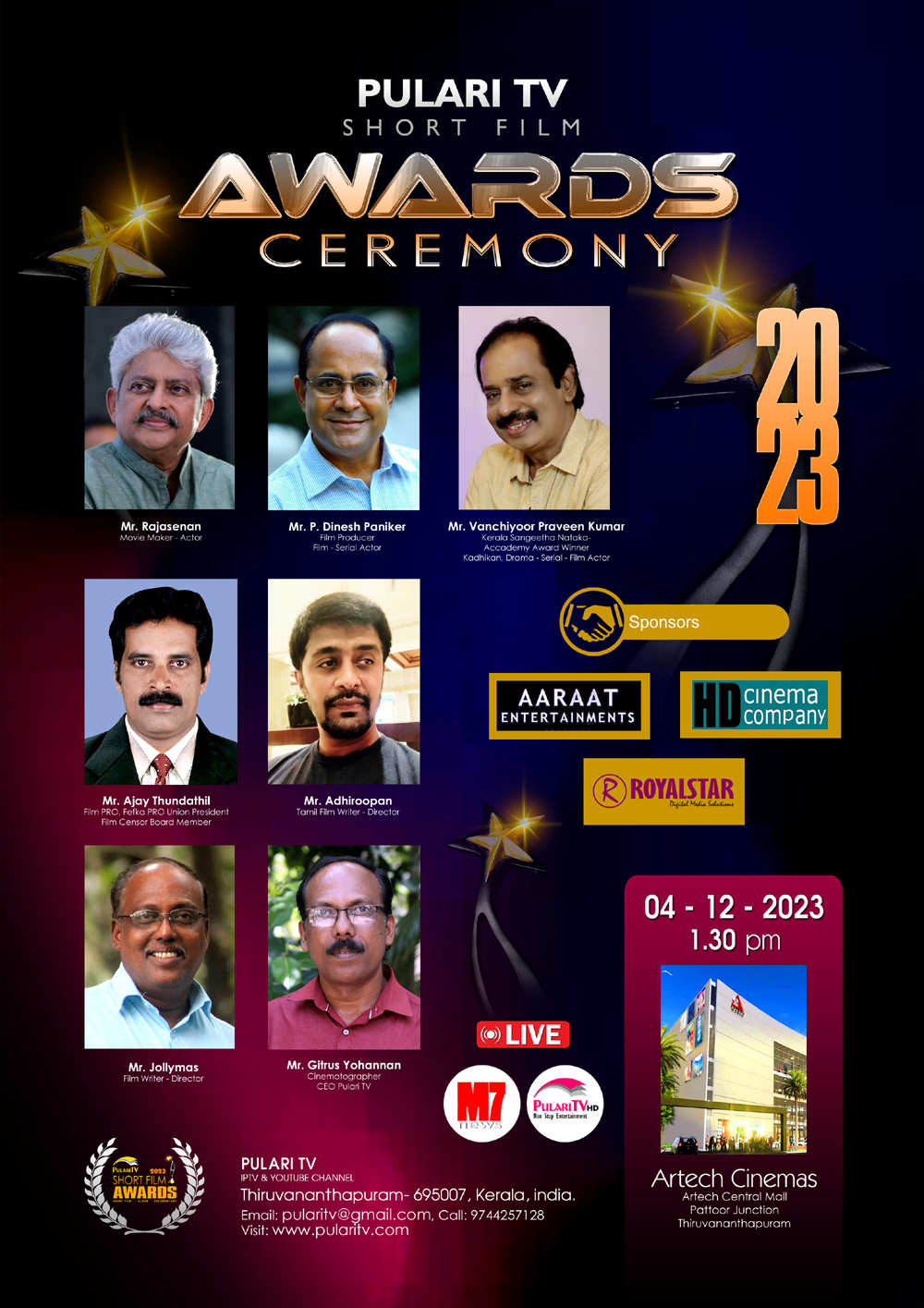 | PULARI TV | PULARI AWARDS | IPA | SHOW TIME